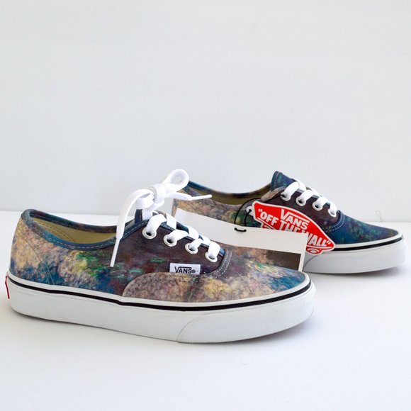 Vans | Shoes | Vans Mona Claude Monet Special Edition Authentic Blue ...